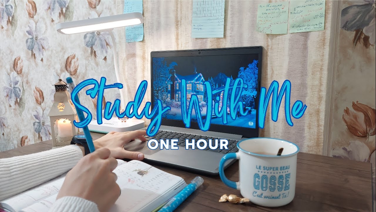 1 Hour Study With Me | No Music | Real-Time Productive learning | Background Noise 📘 ️ - YouTube