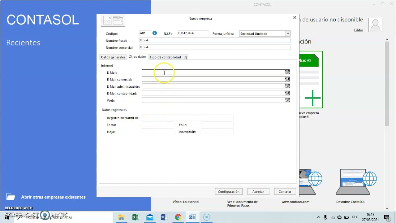 Contasol I Crear Empresa - YouTube