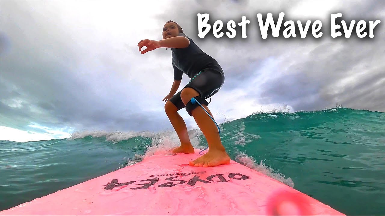 Surfing is Better with Friends! Alex Surfs Her Best Wave Ever ...