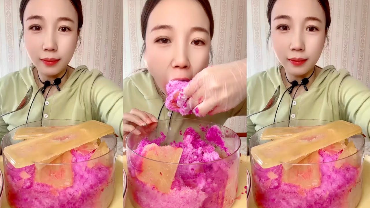 Crunchy shaved ice 🍧 with ice 🧊 blocks 🫶🏻 ️ - YouTube