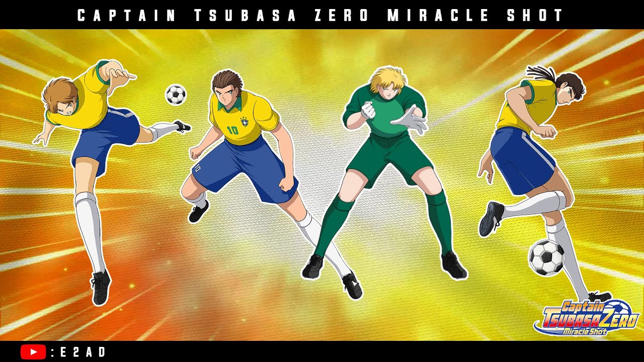 【ALL PLAYER】Brazil National Team Uniforms Youth | Captain Tsubasa Zero ...