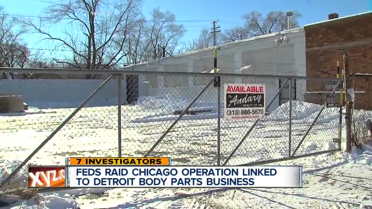 Feds Raid Chicago Operation Linked to Detroit Body Parts Business - YouTube
