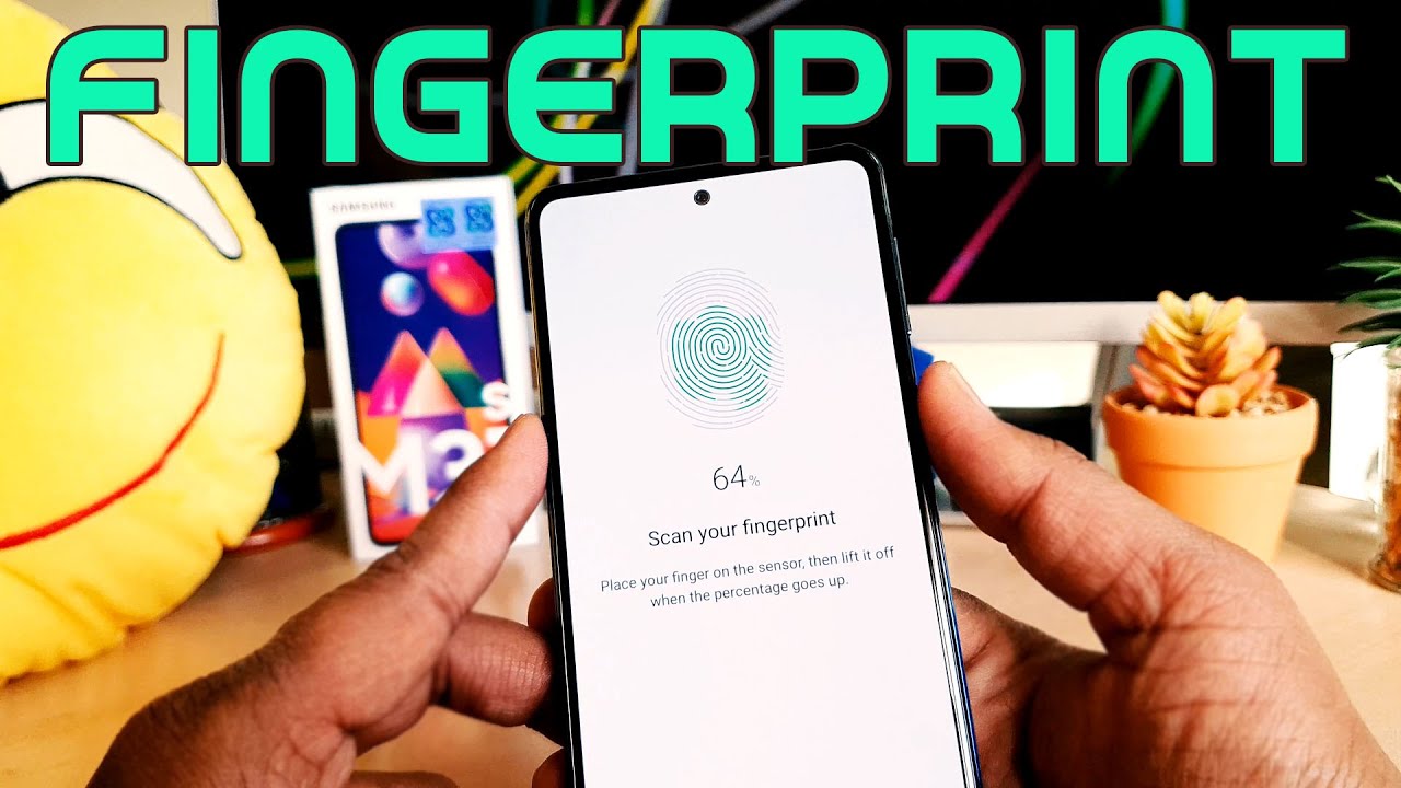 How to setup Fingerprint on Samsung Galaxy M31s - YouTube
