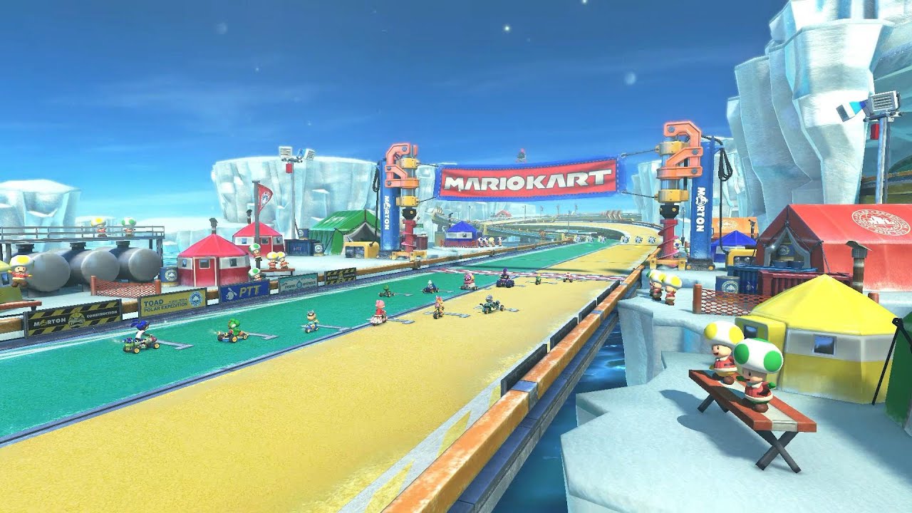 Ice Ice Outpost - 200cc Grand Prix || Mario Kart 8 Deluxe - YouTube