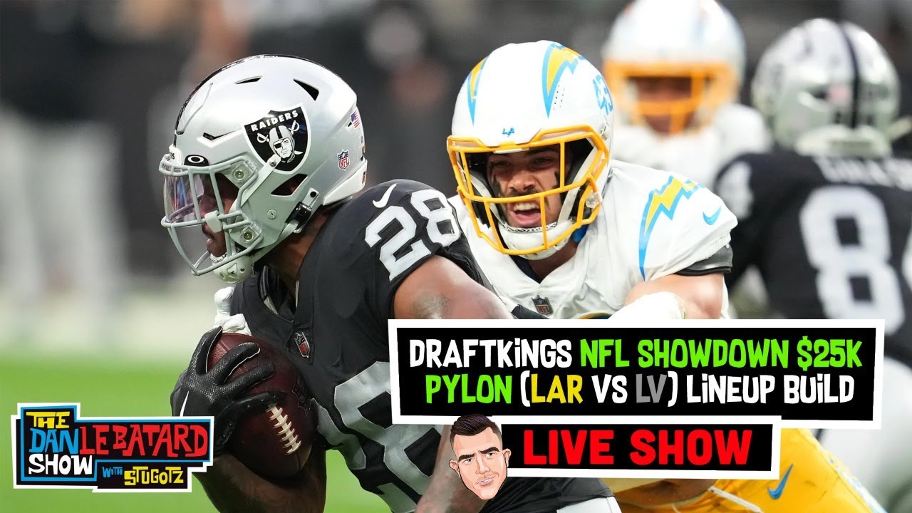 Smart Football People: Draftkings NFL Showdown $25K Pylon (LAR vs LV ...
