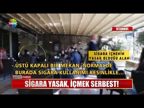 Sigara yasak, içmek serbest!