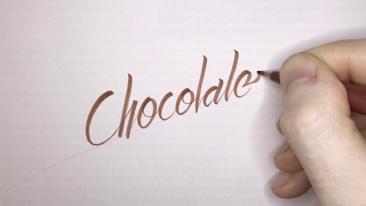 Chocolate Script - YouTube