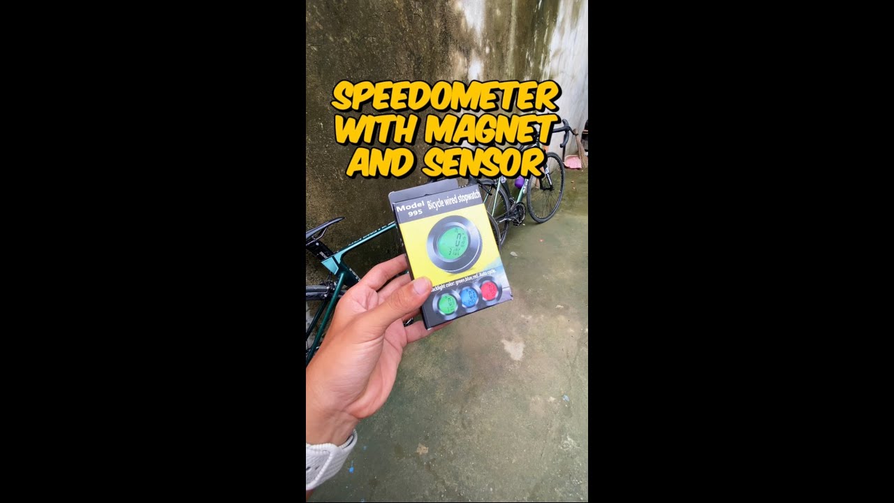 Speedometer with magnet and sensor installation #speedometer - YouTube