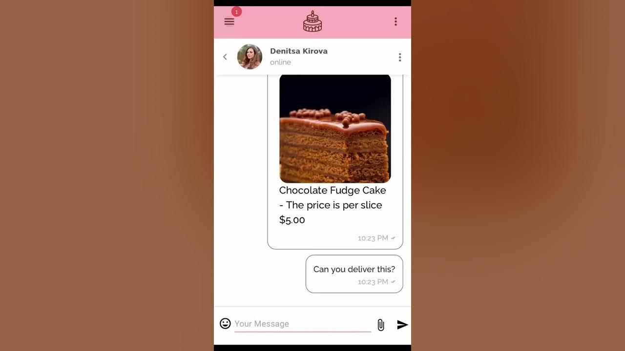 Cake Shop App Built on NexLvL - YouTube