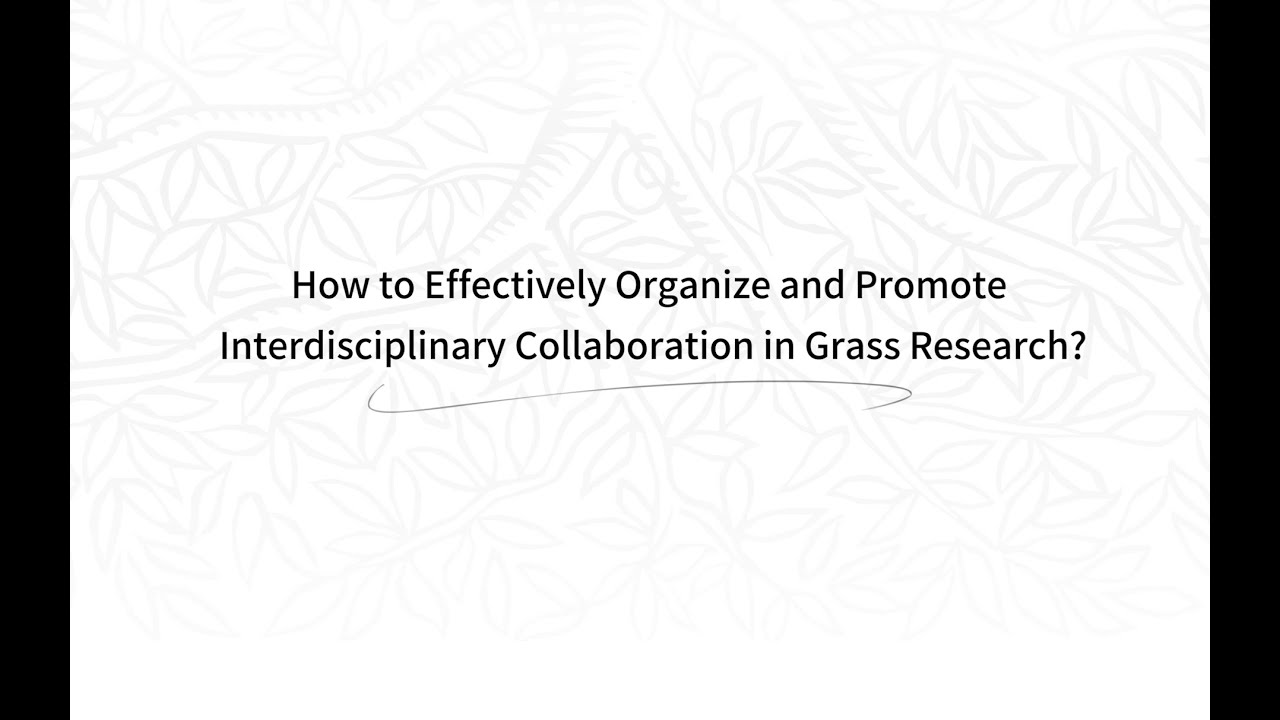 Interdisciplinary Collaboration: A conversation with Zhang Yingjun ...