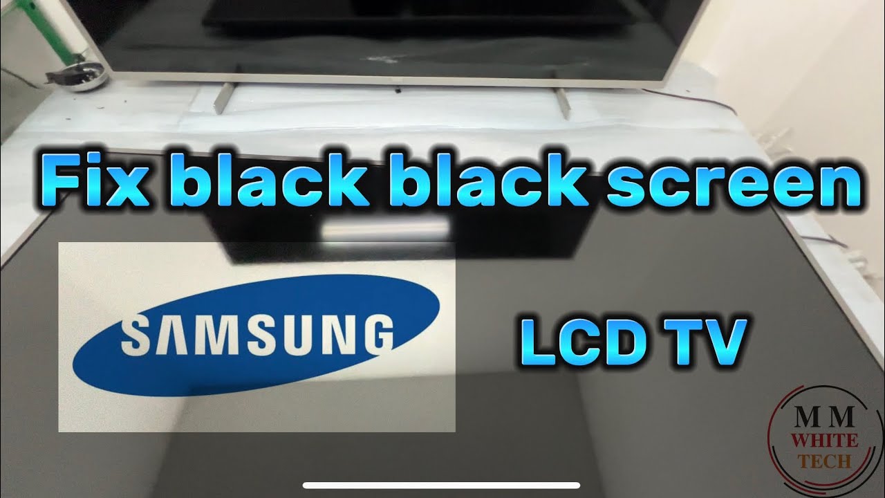 Fix Black / dark screen on lcd tv samsung UE55JU6850 . Disassembling ...