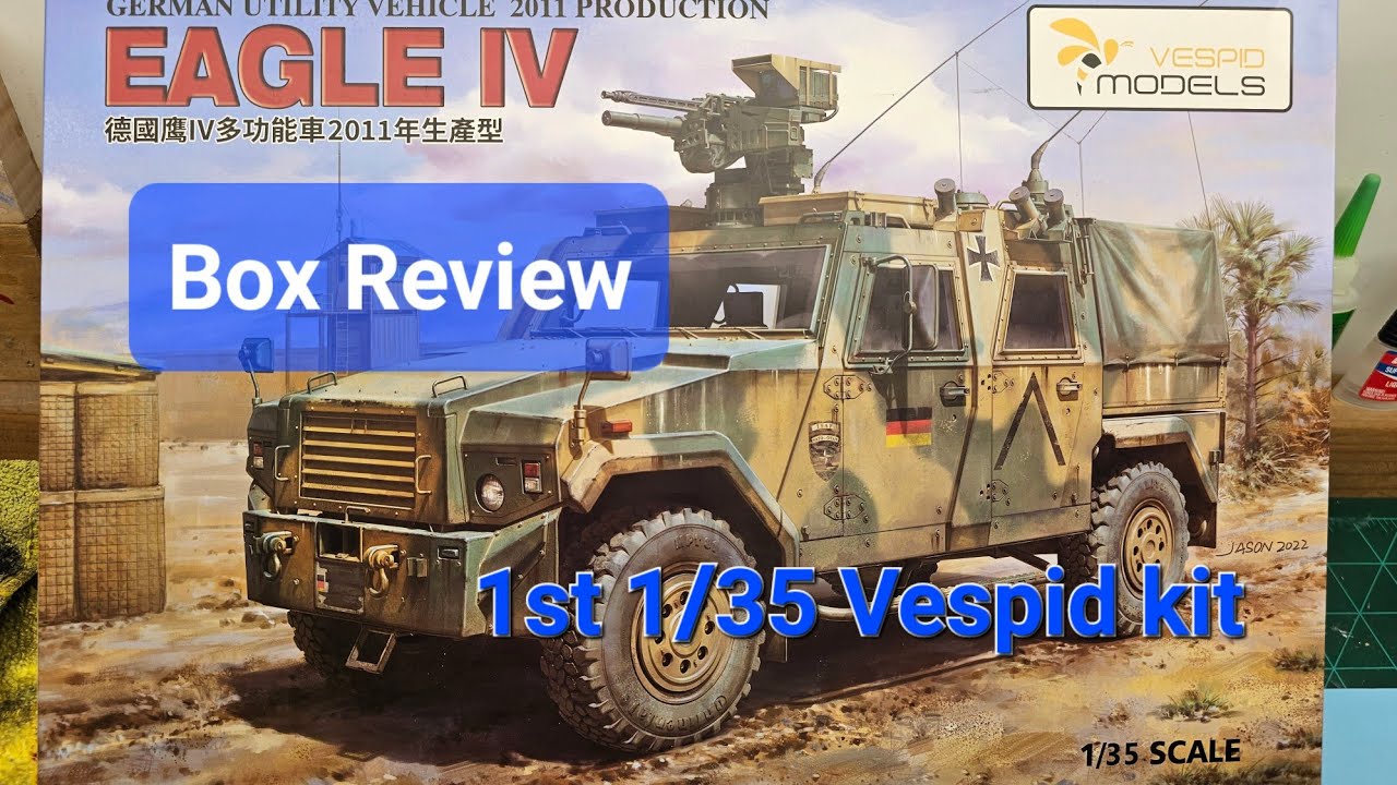 Vespid Models 1/35 Eagle IV German Utility Vehicle Box Review (Video ...