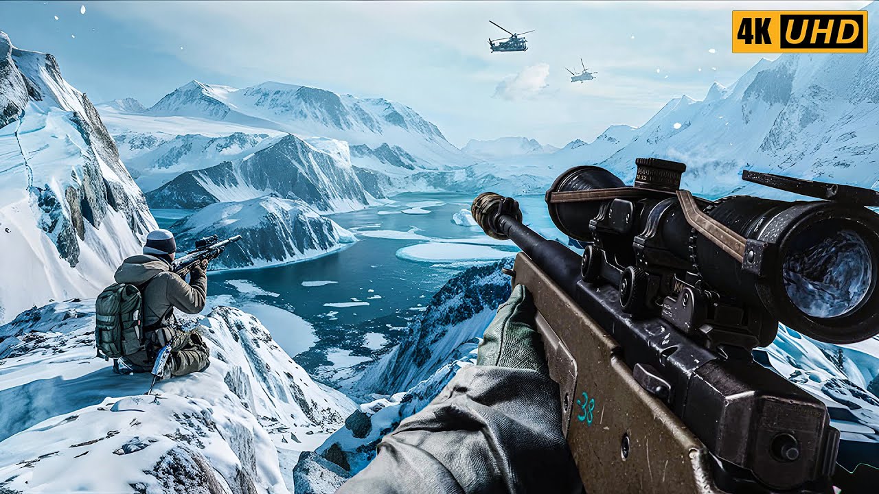 Arctic Sniper | Cold War | Ultra Realistic Immersive Graphics Gameplay ...