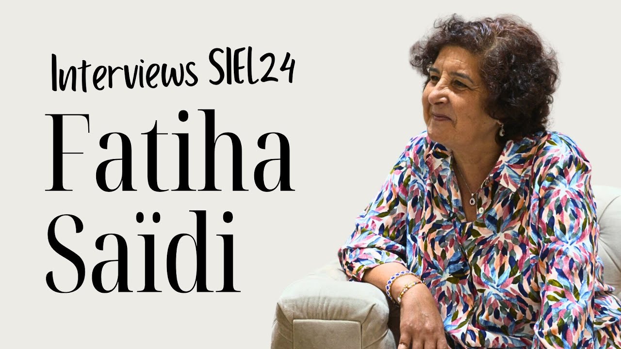 Fatiha Saidi : l'écriture comme prolongement du militantisme - YouTube