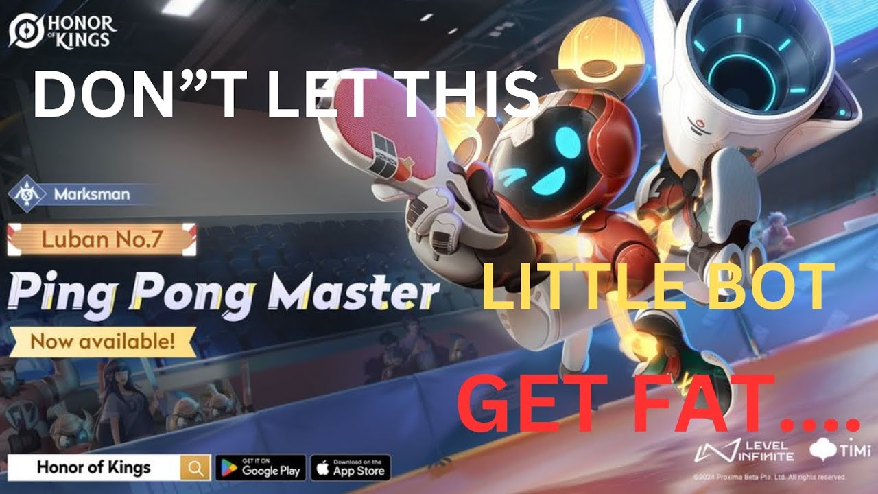 LUBAN NO 7 | DON'T LET THIS LITTLE BOT GET FAT | HOK - YouTube