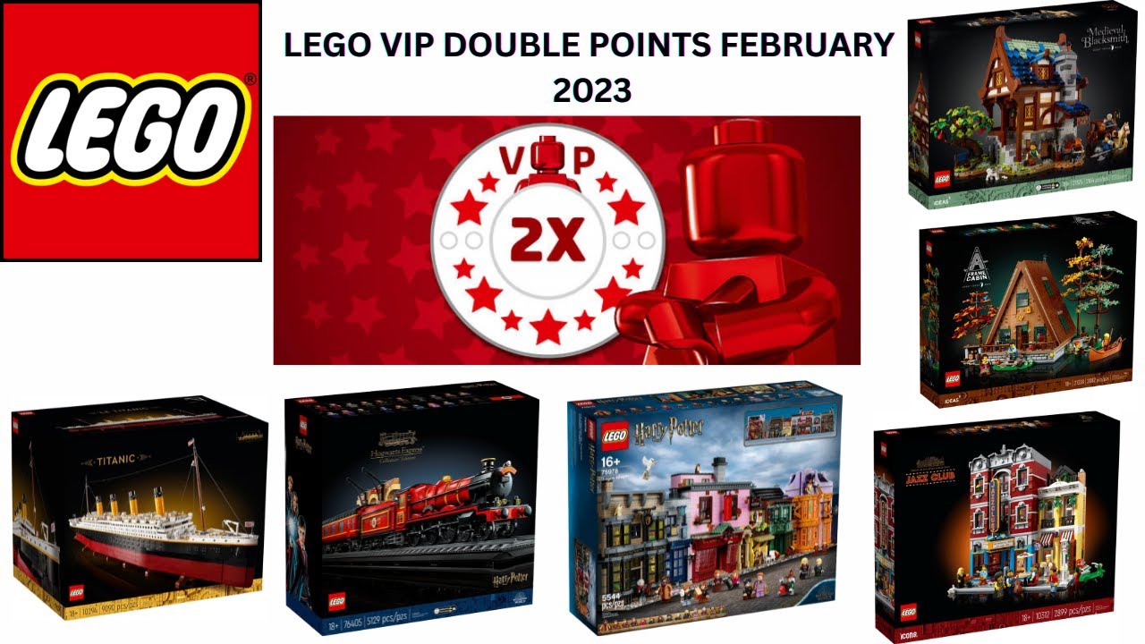 LEGO Double VIP Points Promotion February 2023 - YouTube