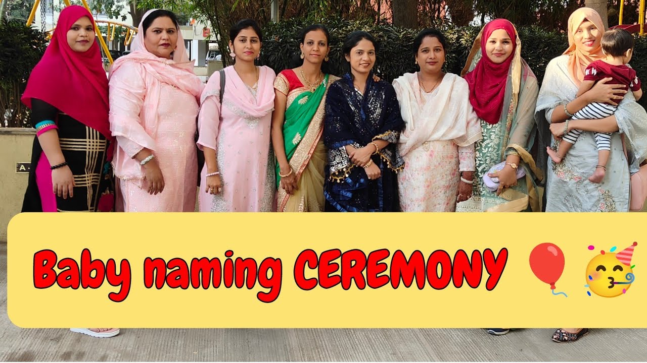 Naming "CEREMONY" program | full day with family 🎈🎁 - YouTube