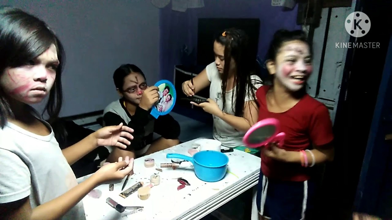 Holloween makeup challenge Aswang is real(jhay ar lara) - YouTube