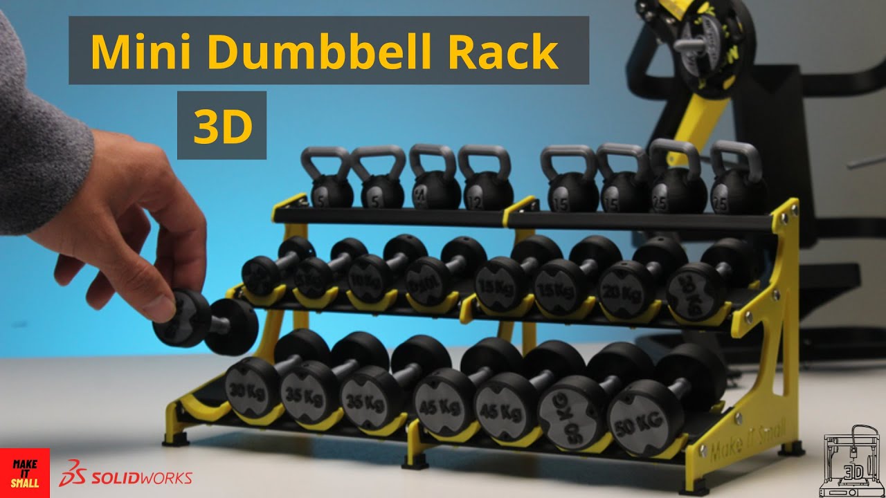 Mini Dumbbell Rack 3d printing : Transform Your Space with Style and ...