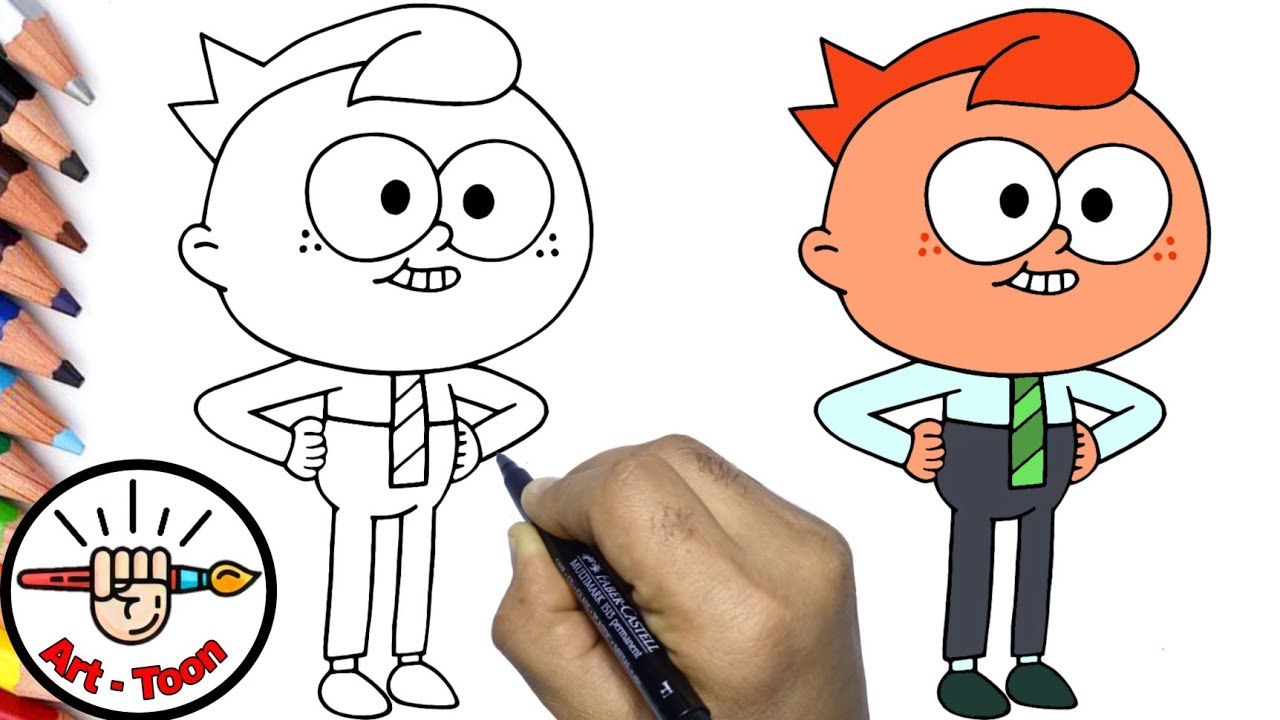 how to draw Tiggy from Tig n' seek step by step easy - YouTube