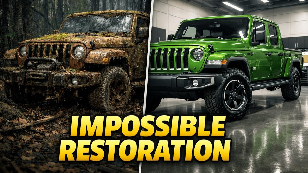 Restoring a Destroyed Jeep Gladiator Found in Forest - Full ...