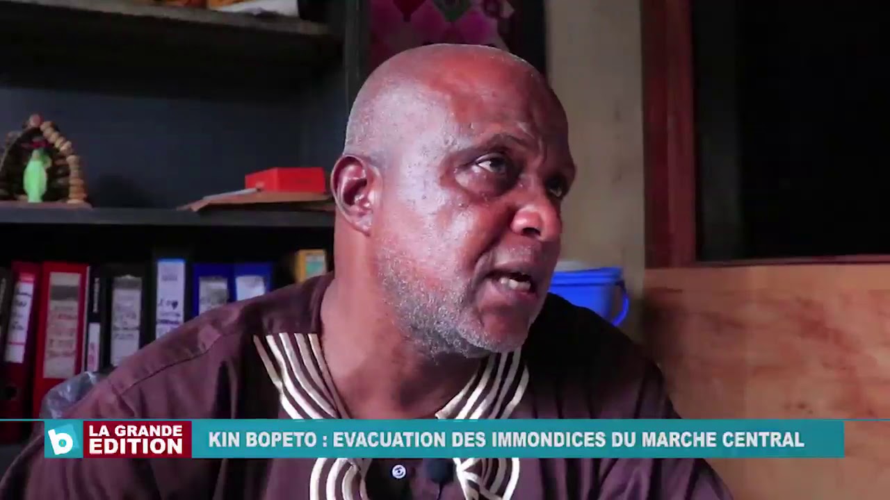 Kin Bopeto: Evacuation des immondices du Marché Central de Kinshasa ...