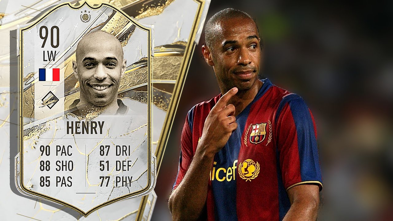 90 MID ICON HENRY PLAYER REVIEW FIFA 23 - YouTube