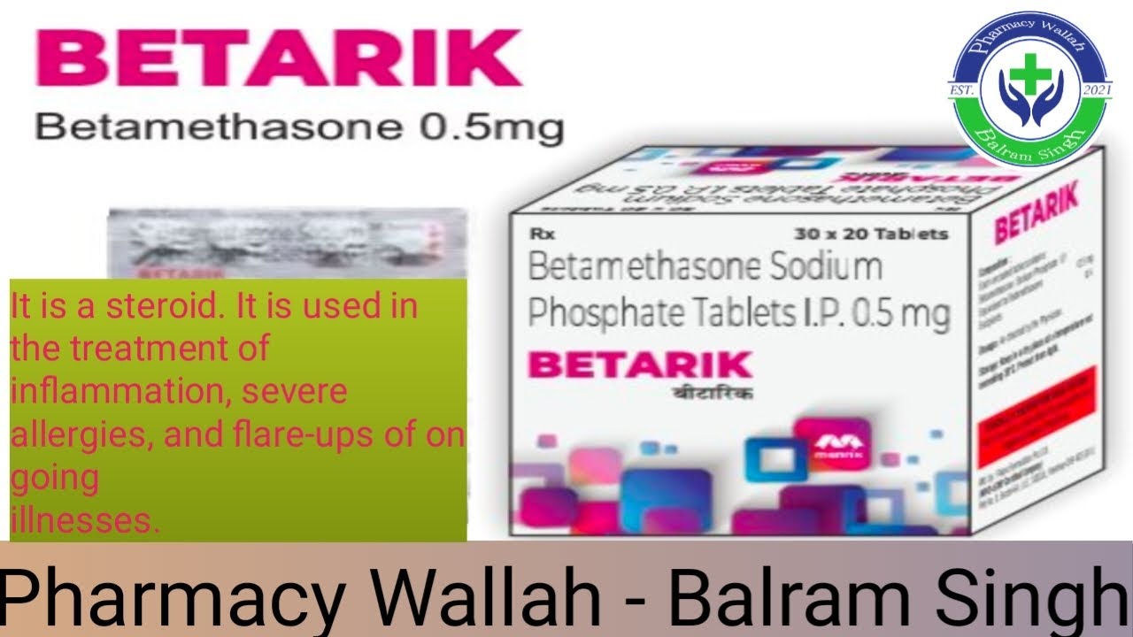 Betarik ll Betamethadone 0.5 mg ll Tablet uses of Betamethadone ll New ...