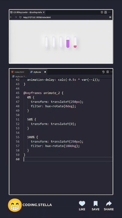 Glowing Tube Liquid Loader Using HTML CSS😱😱😱😱 #coding #pythonanddjangofullstackwebdeveloper ...