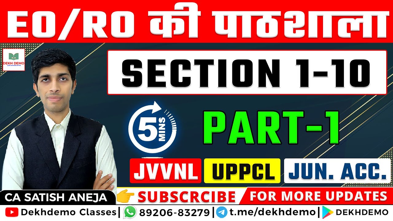 Revision Class for Section 1-10 of Municipality Act 2009 | RPSC EO RO Vacancy 2022 Exam ...