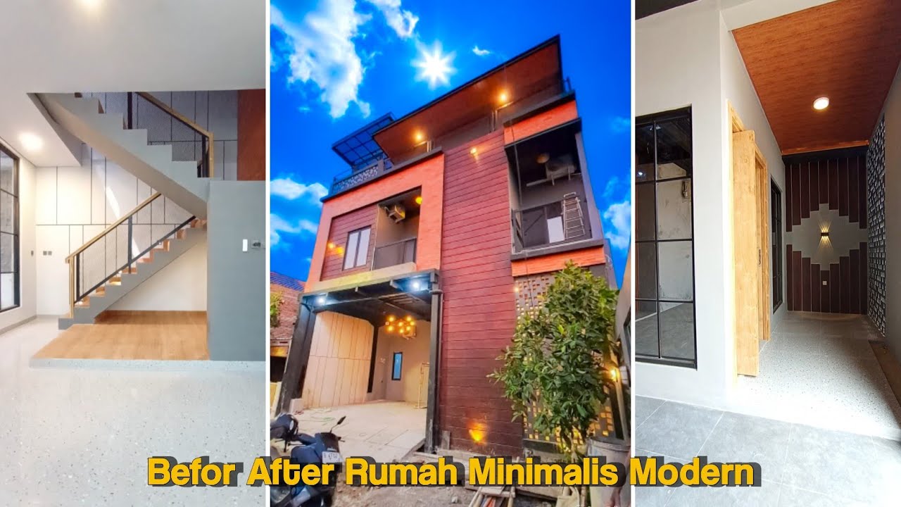 Before After rumah minimalis modern margadana tegal #propertyindonesia ...