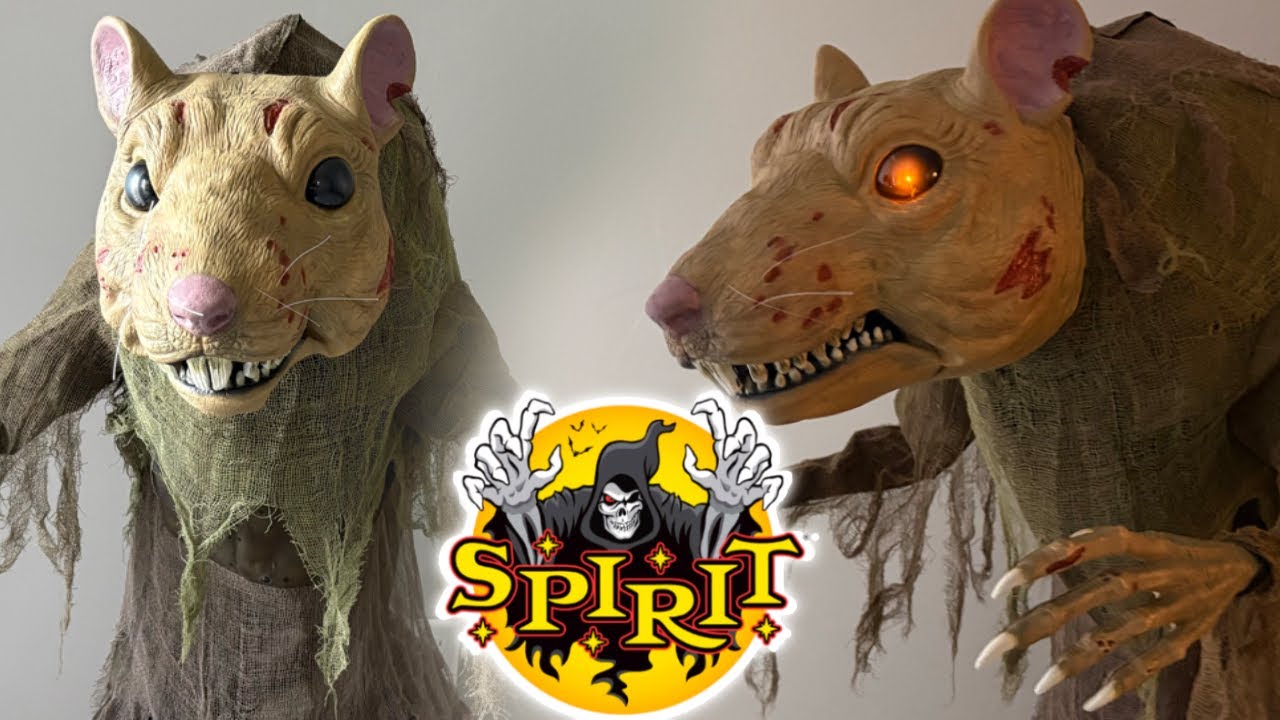 SEWER RAT UNBOXING - FIRST LOOK - Spirit Halloween 2025 Animatronic ...