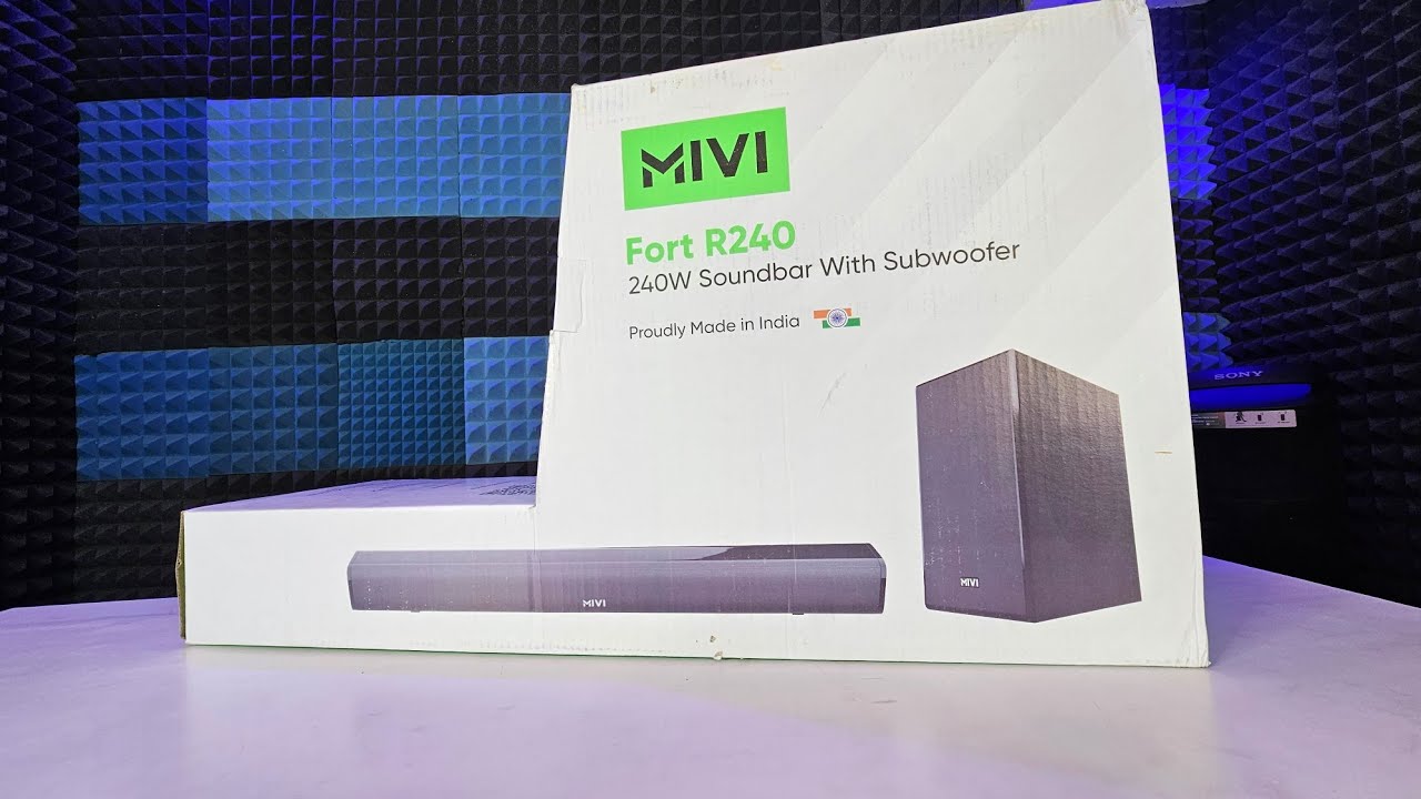 Mivi Fort R240 Soundbar With Subwoofer | Unboxing Review Sound Test ...
