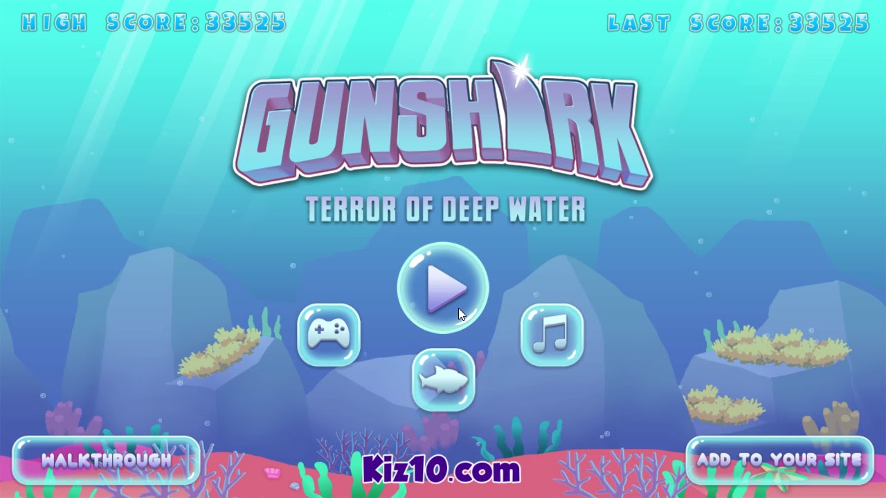 Gun Shark Terror of the Deep Water - Game Walkthrough Kiz10.com - YouTube