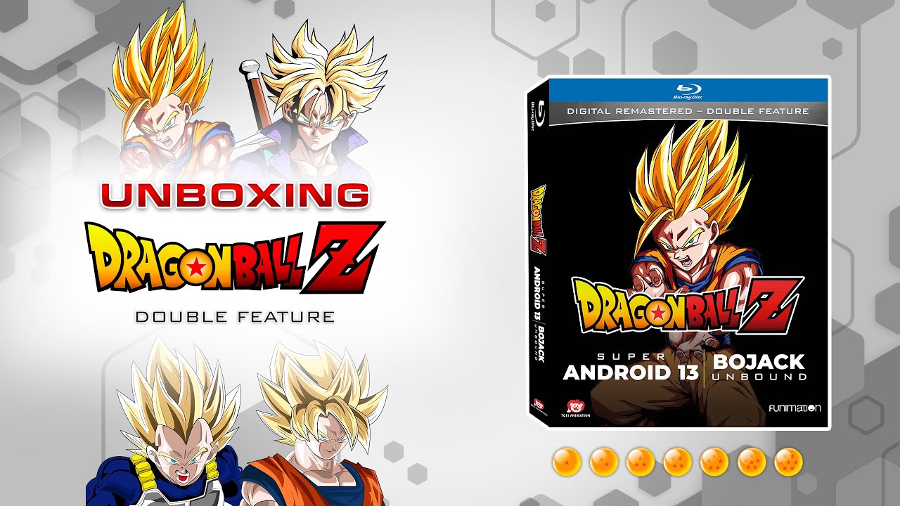 Unboxing Dragon Ball Z Double Feature Super Android 13 & Bojack Unbound ...