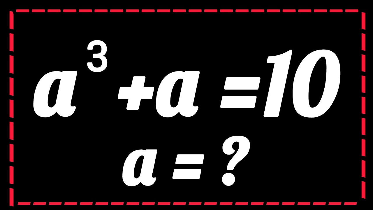 Indian | A Nice Math Olympiad Exponential Equation | Solve for a ...