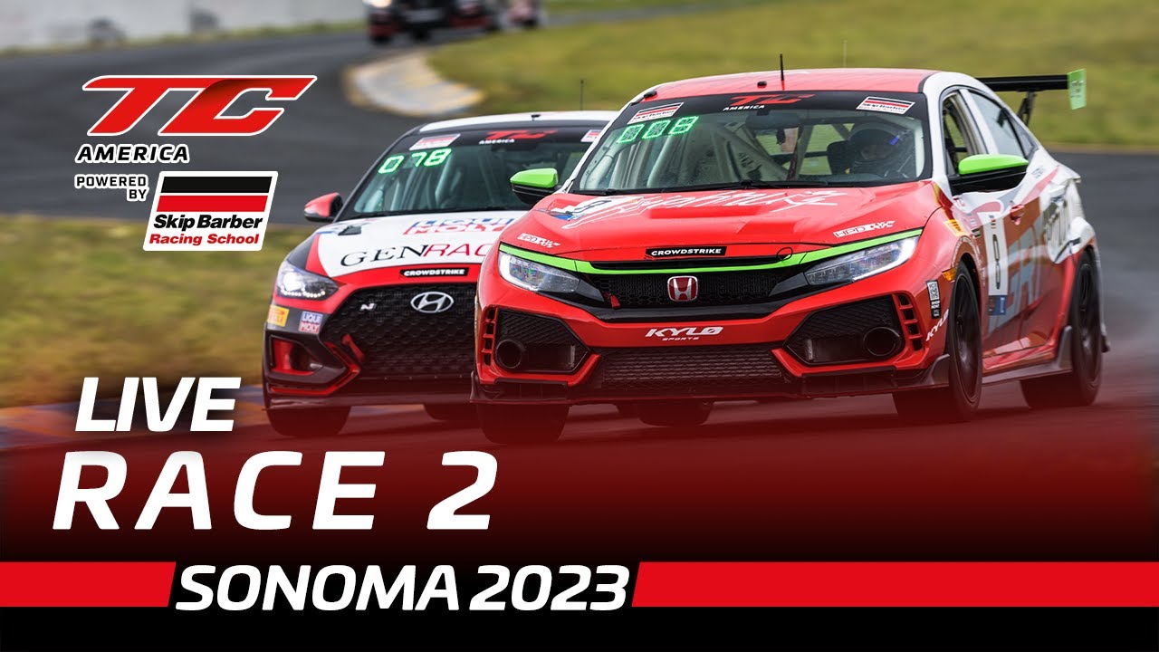 LIVE | Race 2 | TC America powered by Skip Barber @ Sonoma 2023 - YouTube