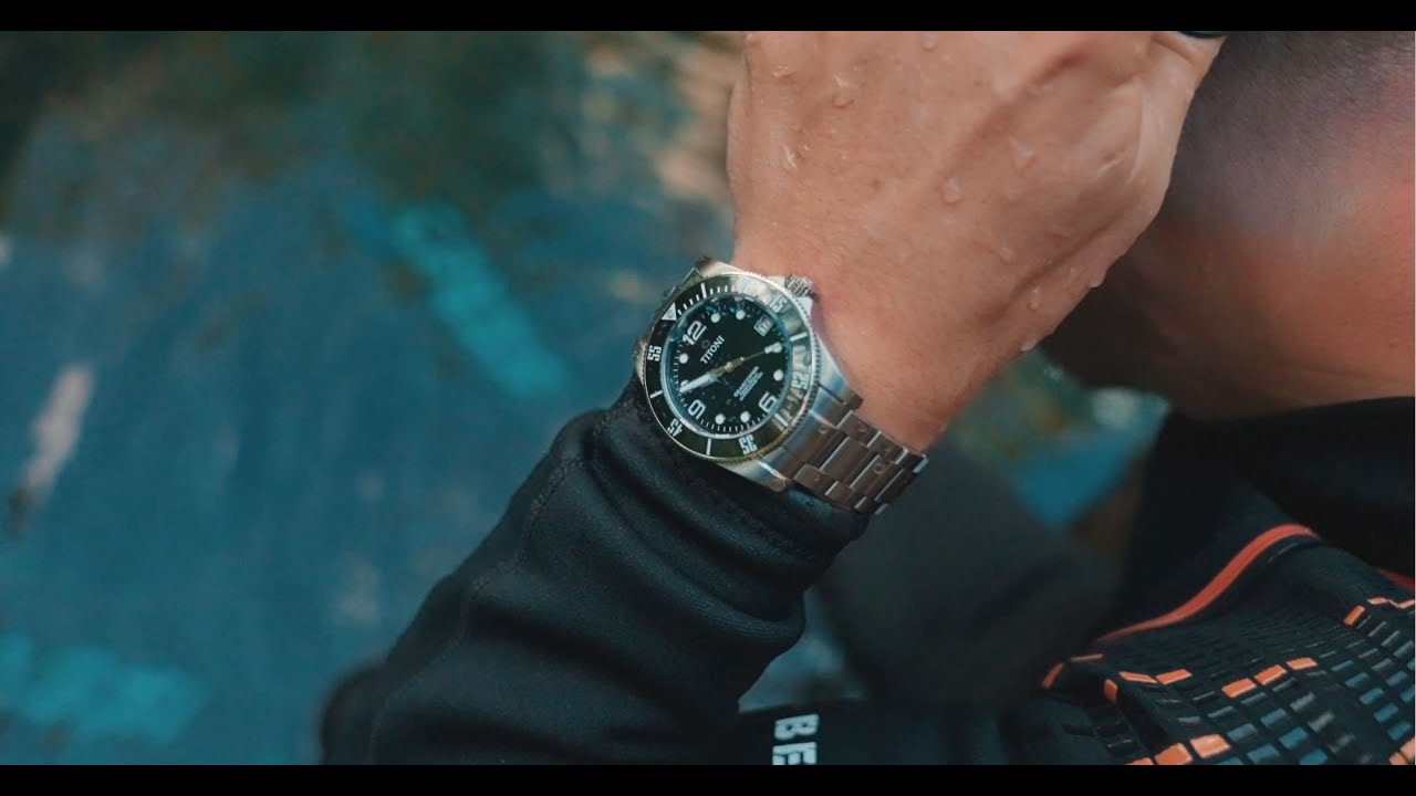 TITONI Seascoper 600 - diver watch - YouTube