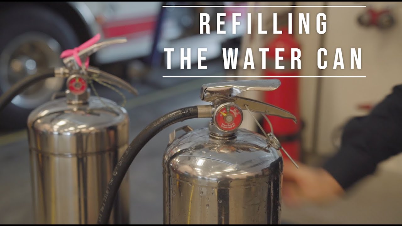 Refilling the Water Can - YouTube