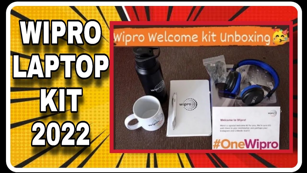 Wipro Welcome Kit 2022 | Wipro Welcome Goodies | Wipro Joining Kit ...