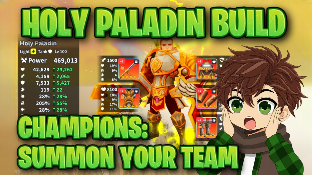 HOLY PALADIN BUILD | Champions: Summon Your Team - YouTube
