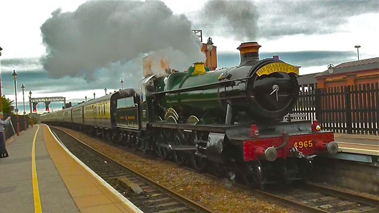 GWR 4965 Rood Ashton Hall At Birmingham Moor Street - Sunday 9th August ...