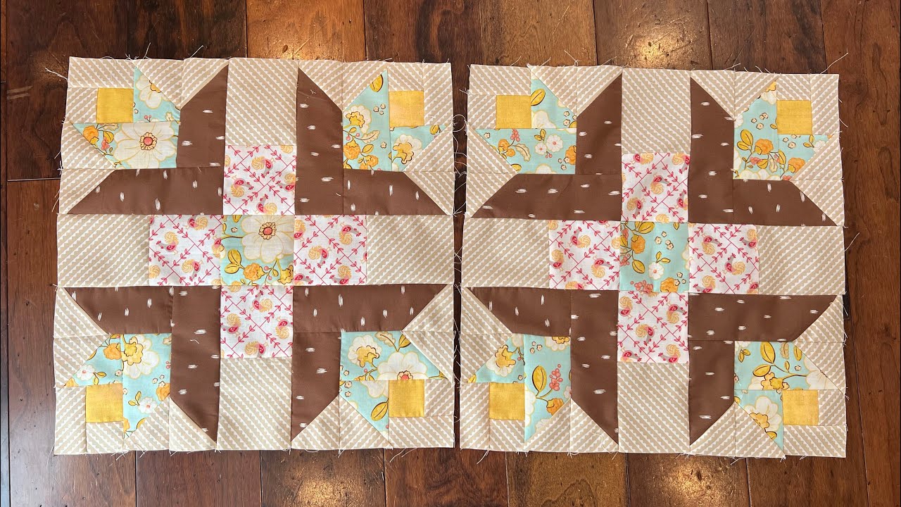 Barn Star Sampler Quilt Block #4 - YouTube