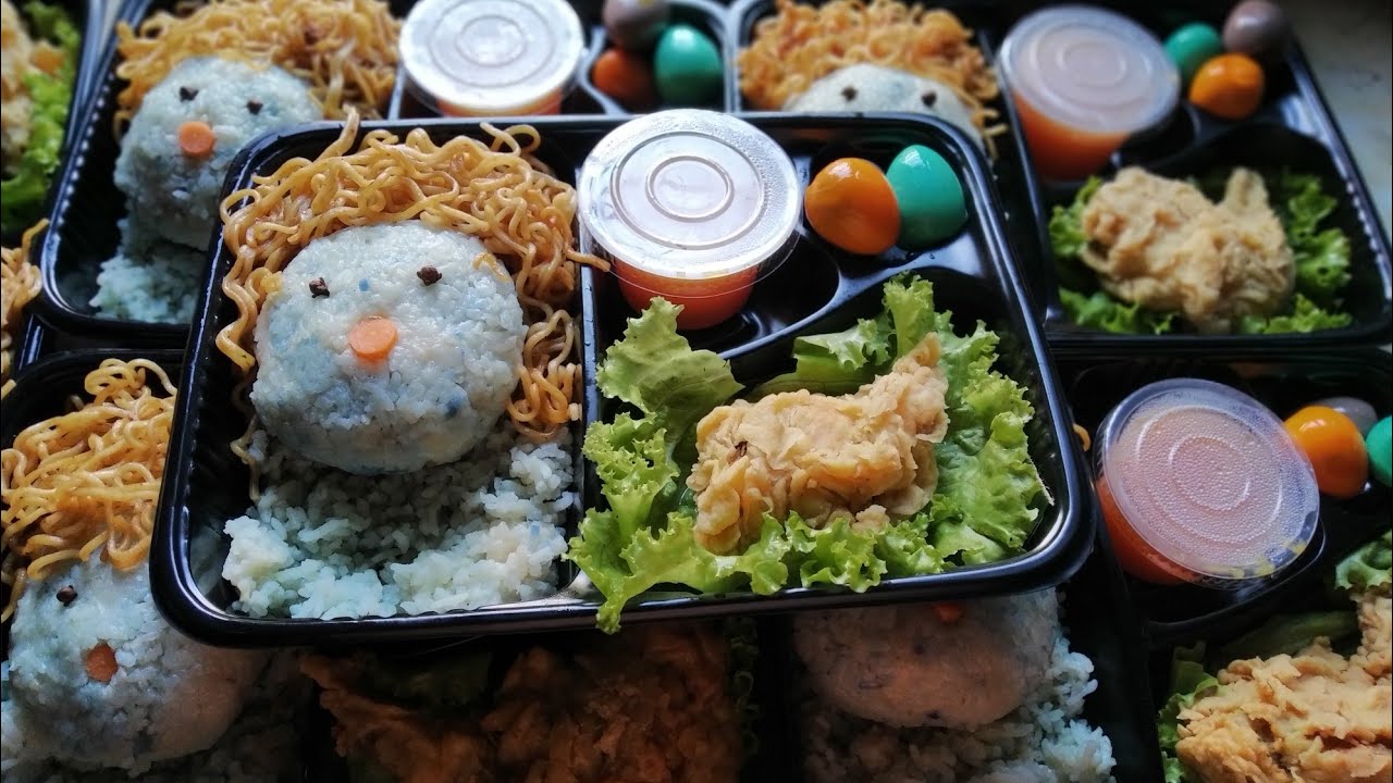 TUTORIAL #8: Membuat Nasi Bento Tanpa Cetakan - YouTube