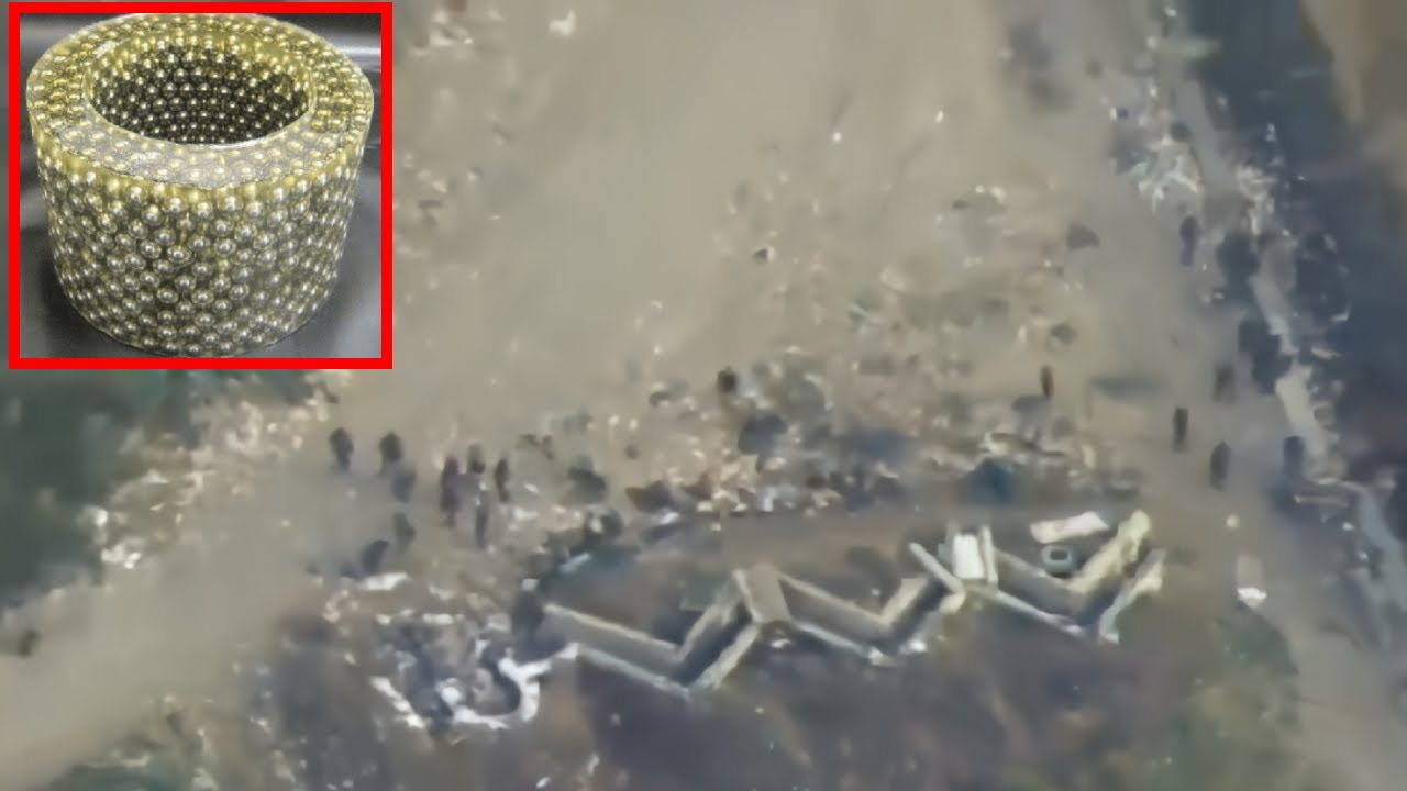 180 000 Tungsten Fragments Rain Down On Training Ground! - YouTube