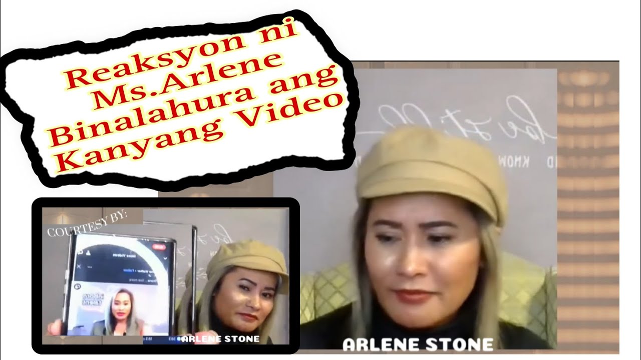 ARLENE STONE NAG REACT SA MGA BLOGGERS NA BINALAHURA ANG KANYANG VIDEO ...