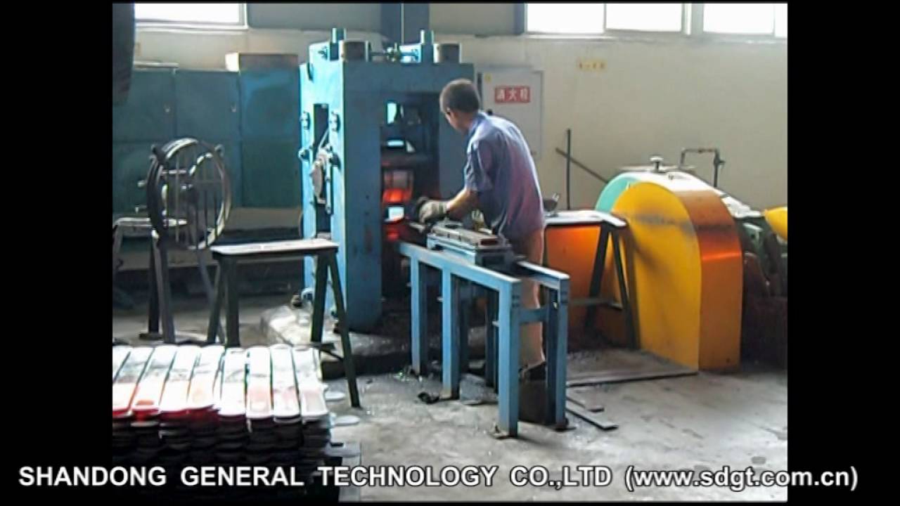 Short Taper Rolling Machine for leaf springs - YouTube
