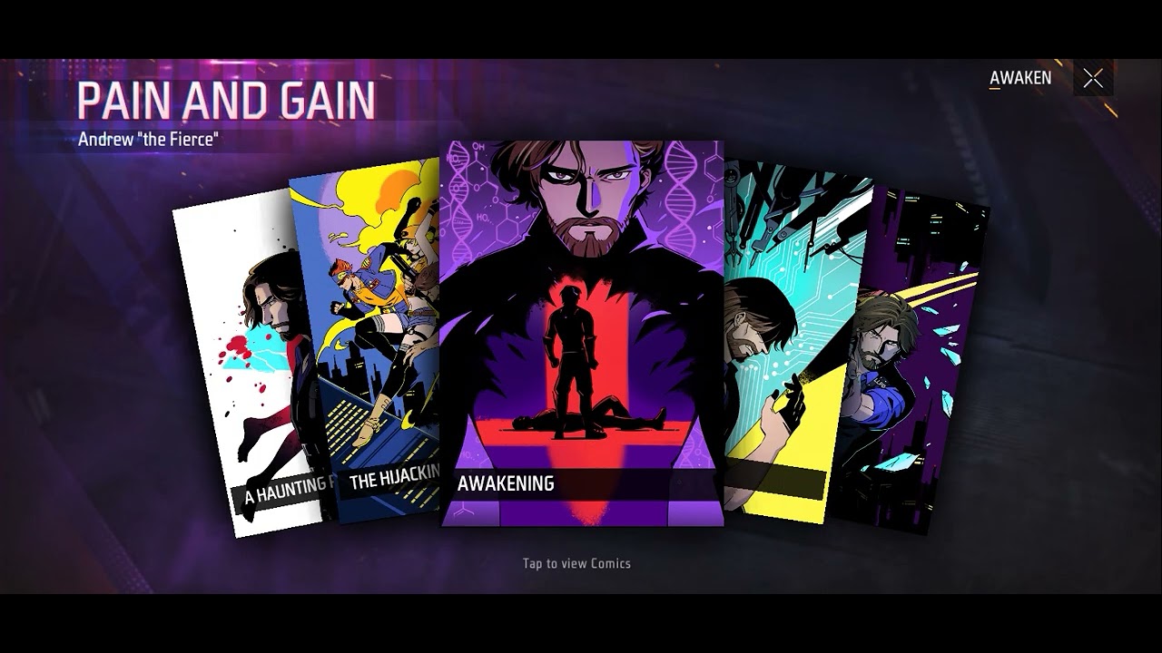 Free Fire Max - Awakening Andrew + Comic - YouTube