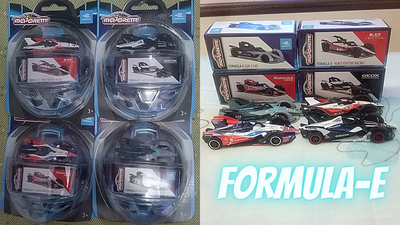 Majorette Formula-E Deluxe Gen 2 Cars - YouTube