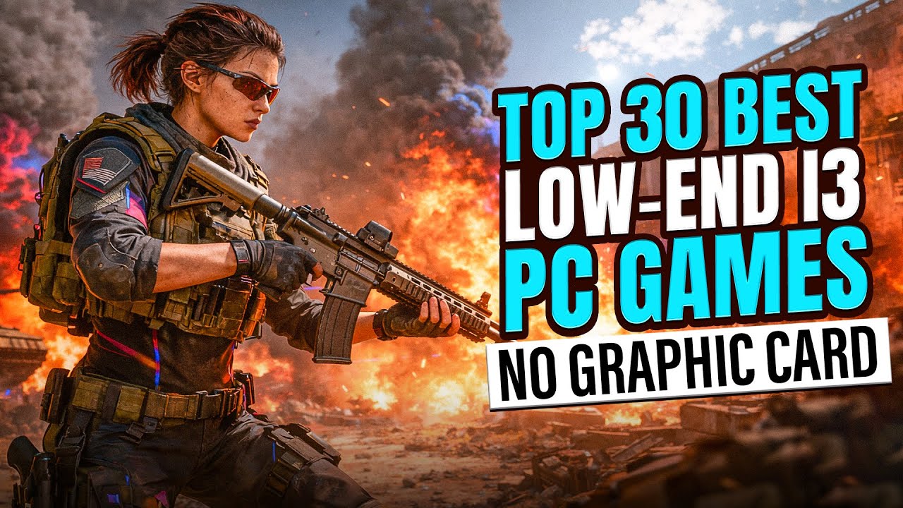 Top 30 BEST Low Spec PC Games For (i3 / 4GB RAM) 2026 No Lag! - YouTube